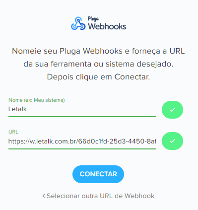 Como integrar a Letalk a outras ferramentas web via Pluga Webhooks – Central de Ajuda | Pluga