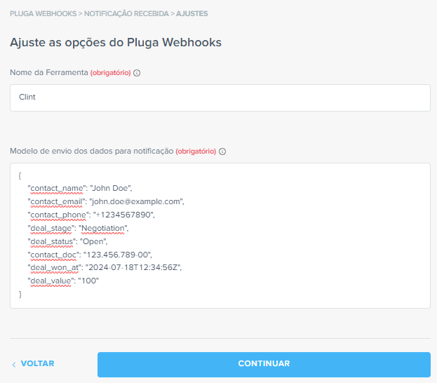 Como integrar a Clint a outras ferramentas via Pluga Webhooks – Central de Ajuda | Pluga